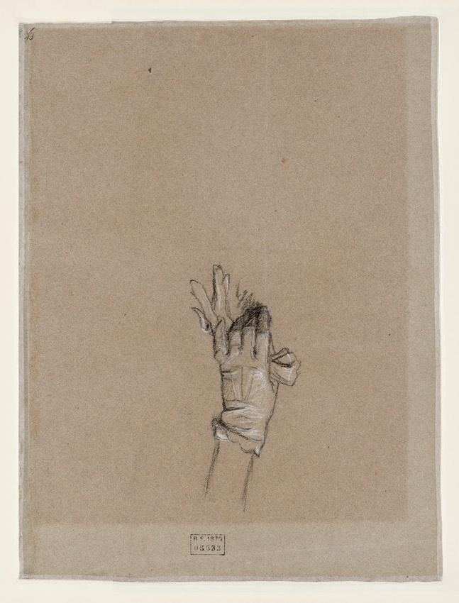 Main de femme gantée - Ernest Hébert | Musée d'Orsay