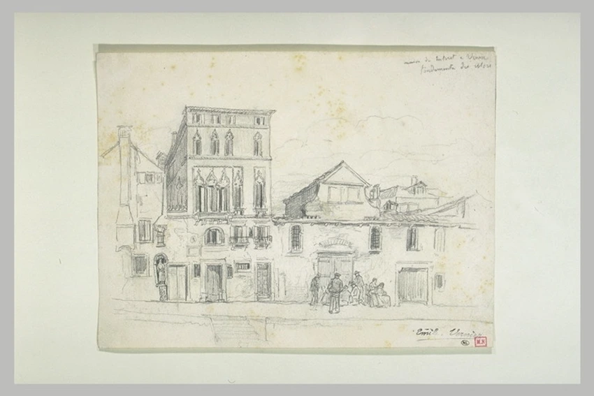 La maison du Tintoret à Venise - Emile-Louis Vernier | Musée d'Orsay