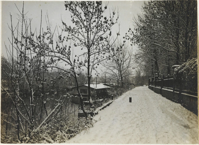 France, route sous la neige - Charles Augustin Lhermitte | Musée d'Orsay France, route sous la neige - Charles Augustin Lhermitte | Musée d'Orsay