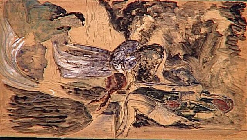 Saint Sébastien secouru par Irène et ses servantes (volet droit) - René ...