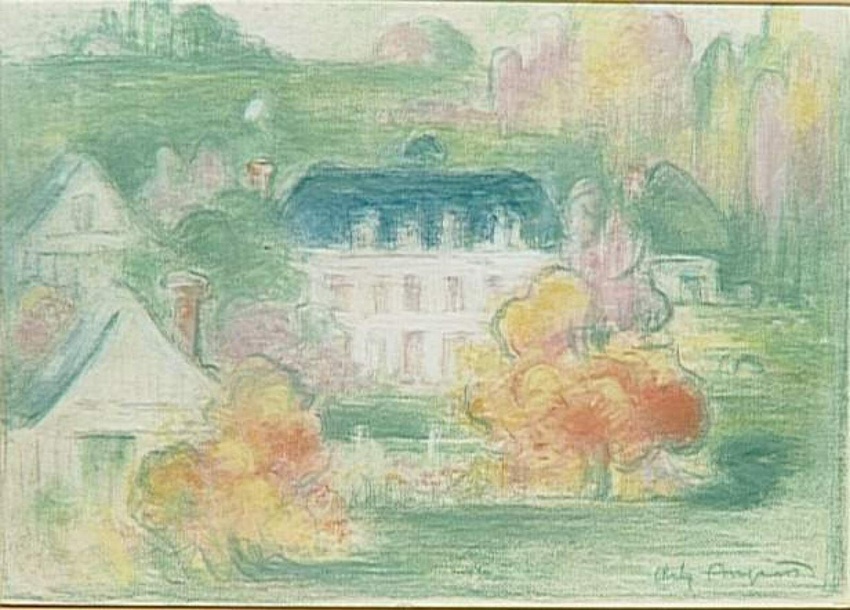 La Maison blanche - Charles Angrand | Musée d'Orsay