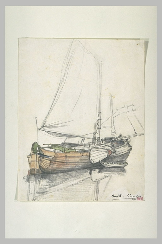 Barque de pêche - Emile-Louis Vernier | Musée d'Orsay