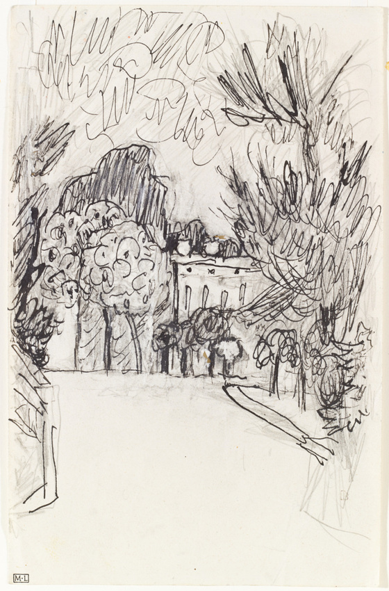 Maison derrière les arbres - Pierre Bonnard | Musée d'Orsay