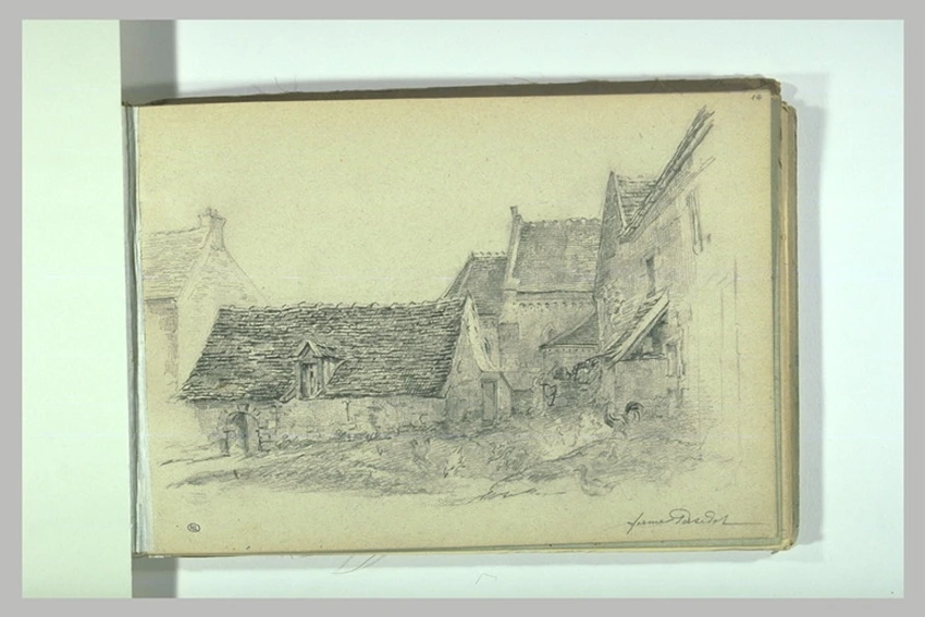 Une ferme - Léonide Bourges | Musée d'Orsay