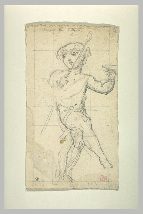 Danseur au thyrse - Félix Joseph Barrias | Musée d'Orsay