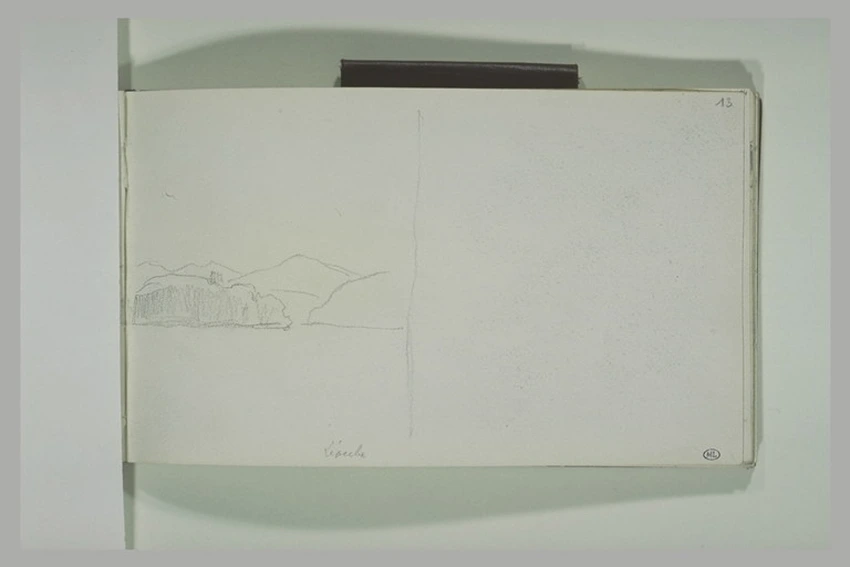 La mer devant les montagnes, à Léoubes - Emile René Ménard | Musée d'Orsay