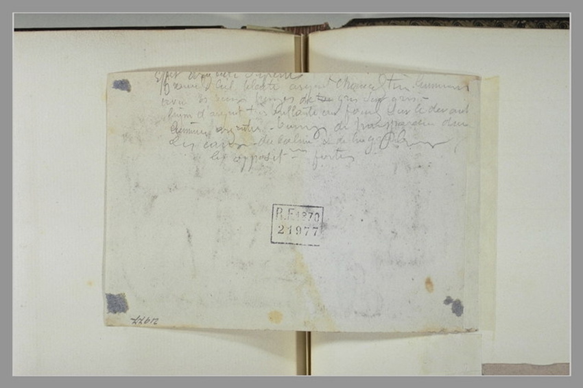 Annotations manuscrites - Eugène Boudin | Musée d'Orsay