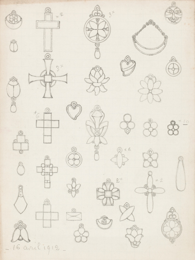 Trente-sept modèles de croix et attaches - Enguerrand du Suau de la ...