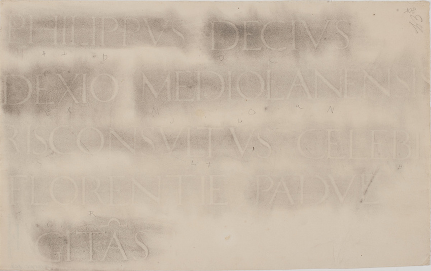 Relevé d'inscriptions, estampage - Louis Boitte | Musée d'Orsay