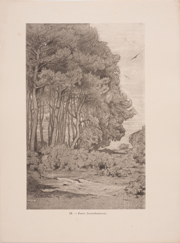 Paysage de Pornic dans la Loire inférieure - Paul Flandrin | Musée d'Orsay