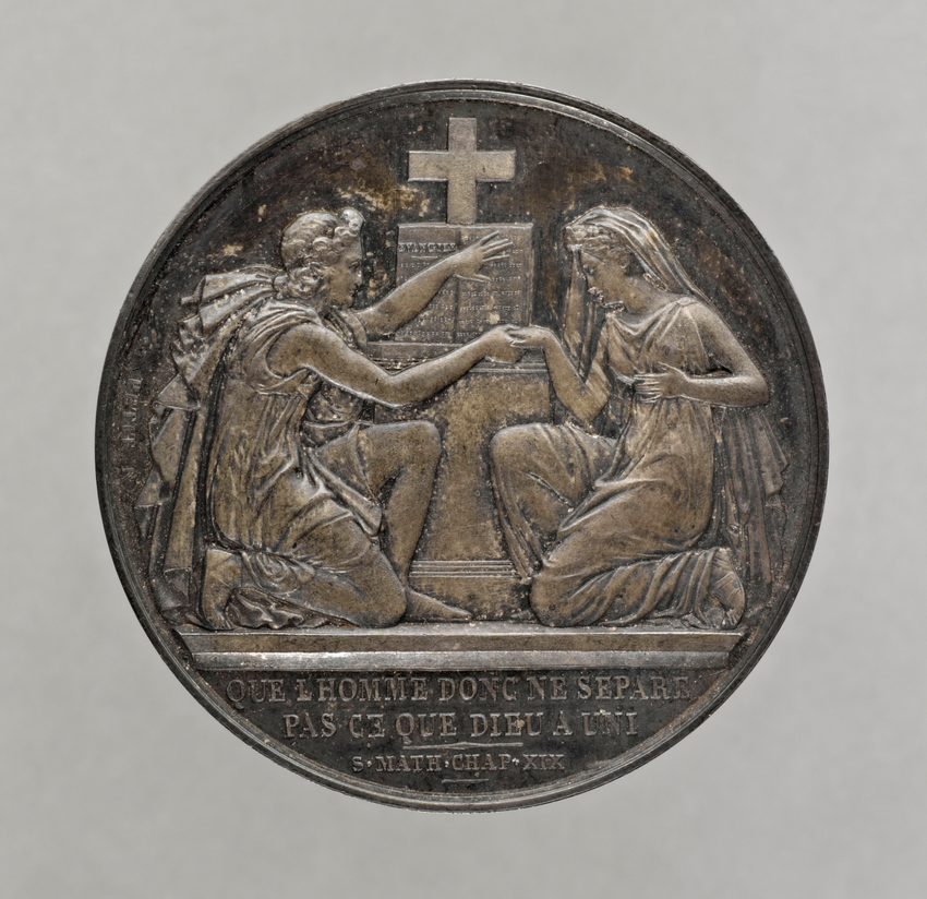 Médaille du mariage de Gustave Eiffel et de Marie Gaudelet - Anonyme ...