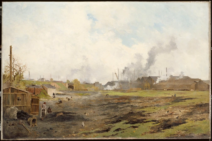 Saint-Denis : la Fosse-aux-Anglais - Pierre Vauthier | Musée d'Orsay