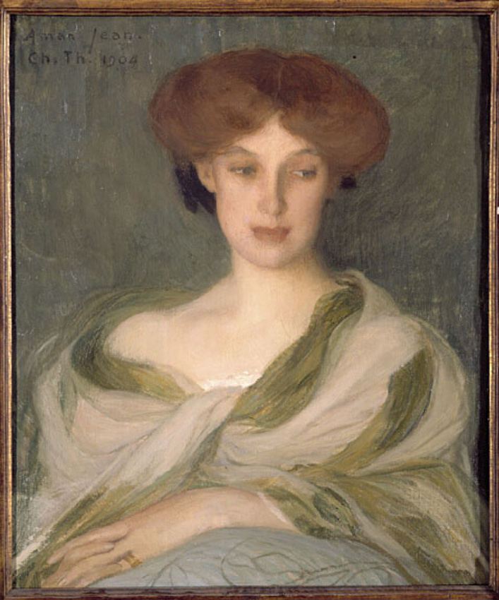 Portrait de femme - Edmond Aman-Jean | Musée d'Orsay