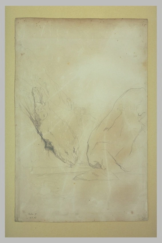 Paysage à Capri - Ernest Hébert | Musée d'Orsay