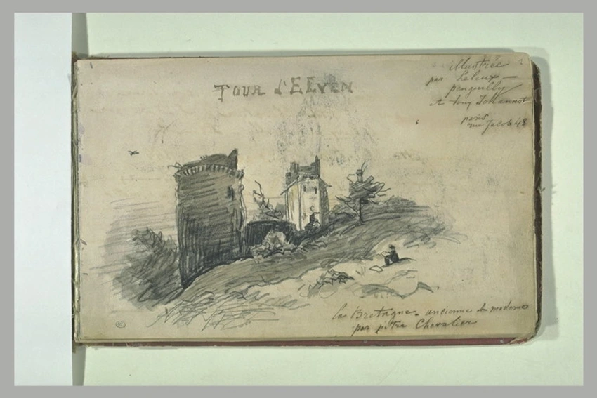 Vue de la tour d'Elyen - Johan Barthold Jongkind | Musée d'Orsay