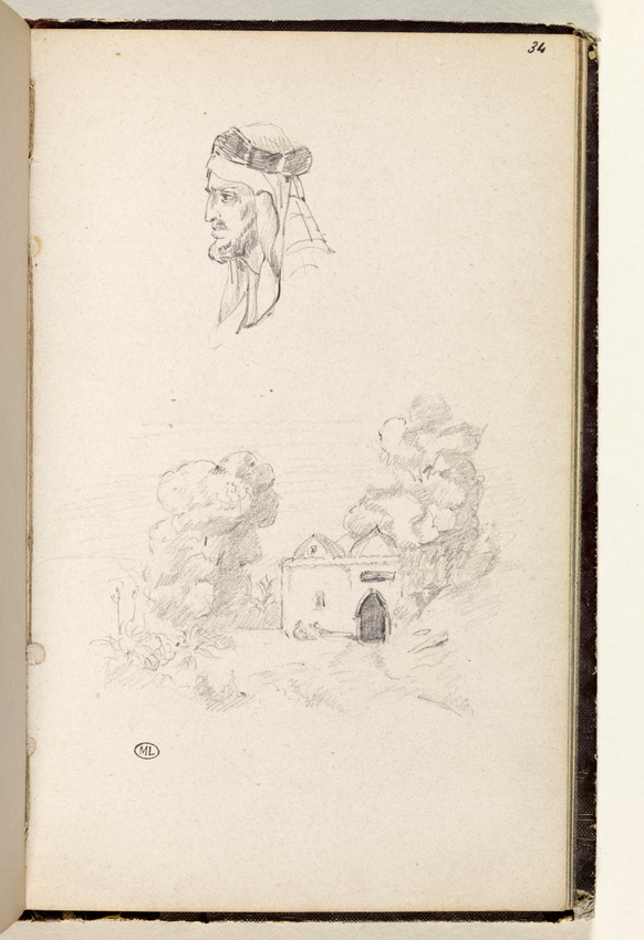 Etudes de paysage et de personnages orientaux - Henri Chapu | Musée d'Orsay