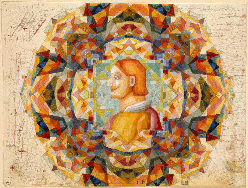 'Notations chromatiques' : tête d'homme roux - Charles Filiger | Musée ...