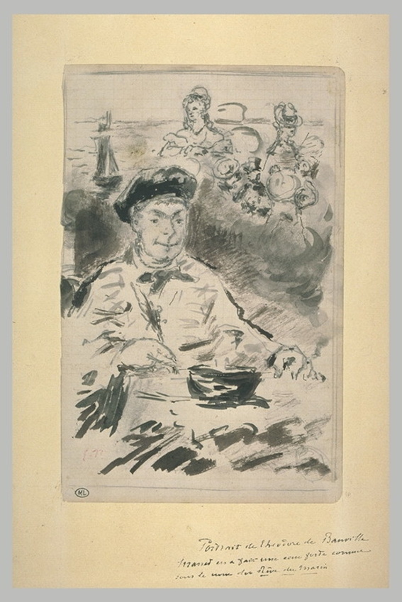 Portrait de Théodore de Banville - Edouard Manet | Musée d'Orsay