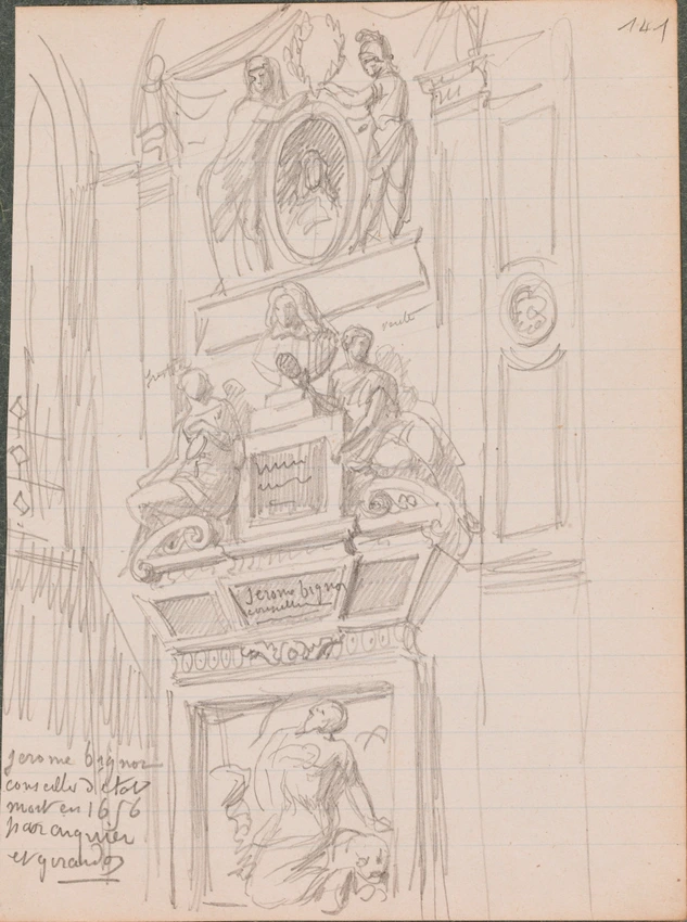 Paris, église Saint Nicolas du Chardonnet, tombeau de Jérôme Bignon ...