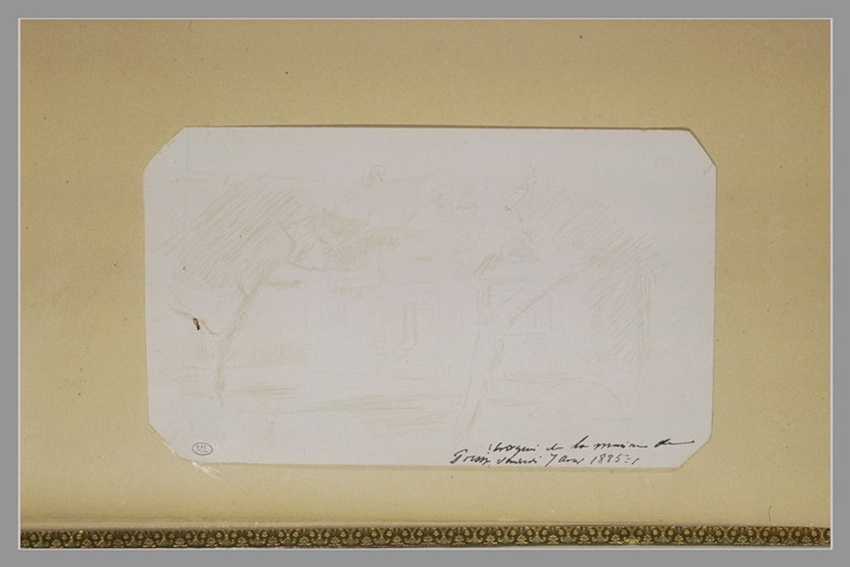 Maison à Poissy - Ernest Meissonier | Musée d'Orsay