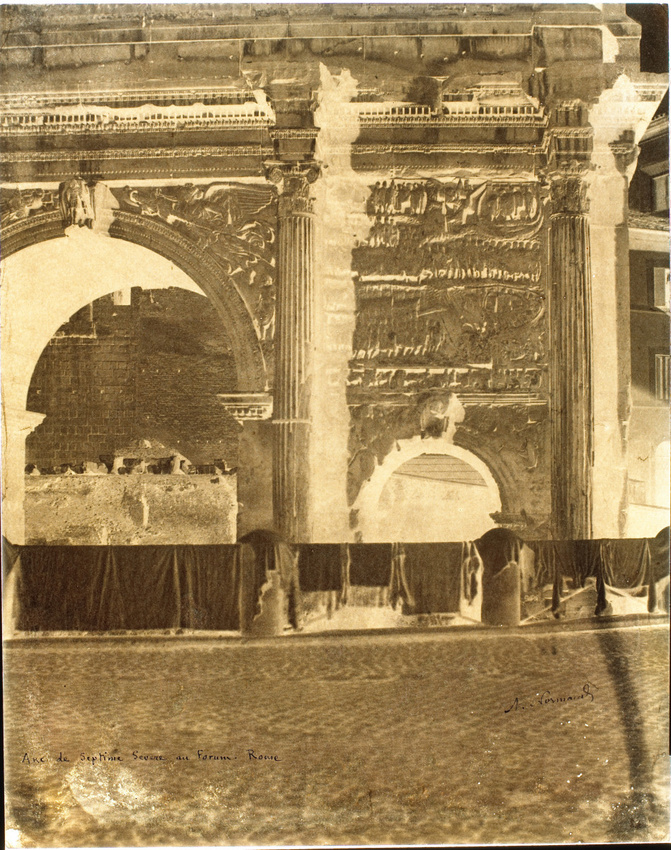 Rome, l'arc de triomphe de Septime Sévère au Forum romain - Alfred ...