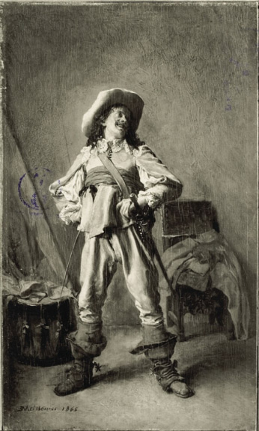 Le Rieur, époque du XVIIe siècle - Ernest Meissonier | Musée d'Orsay