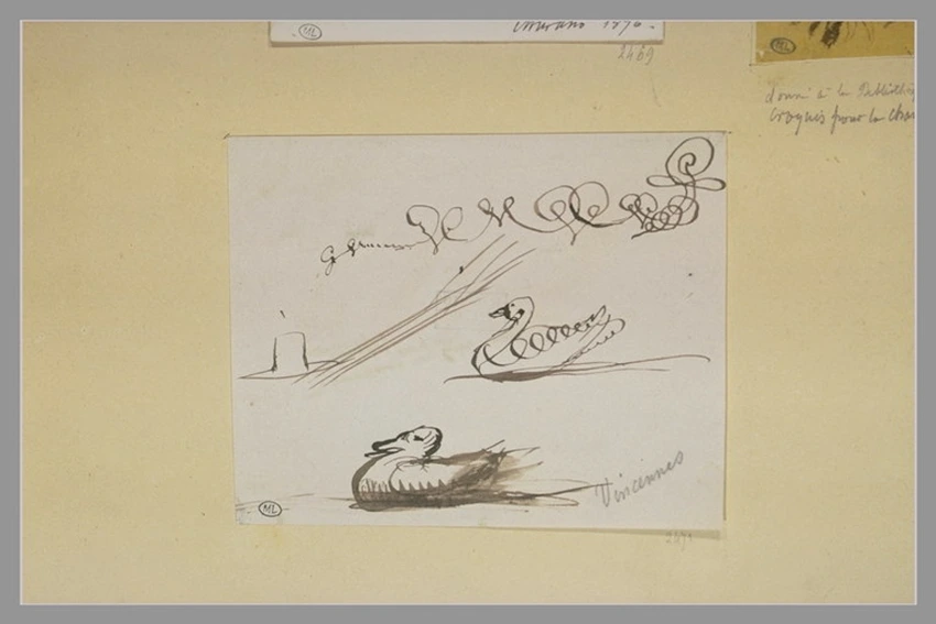 Croquis de canards - Charles Meissonier | Musée d'Orsay