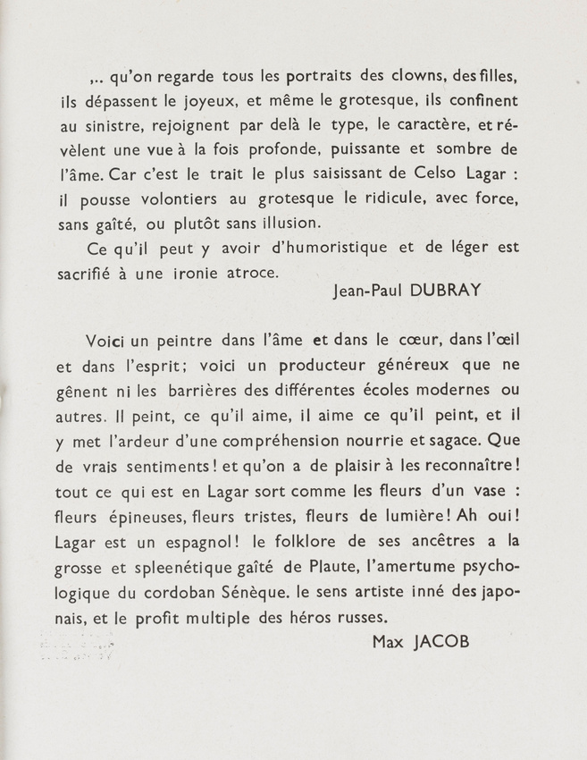 Catalogue d'exposition : Exposition /=du 14 au 25 octobre 1935, Celso ...