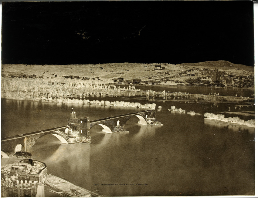 Inondations du Rhône en 1856, à Avignon - Édouard Baldus | Musée d'Orsay