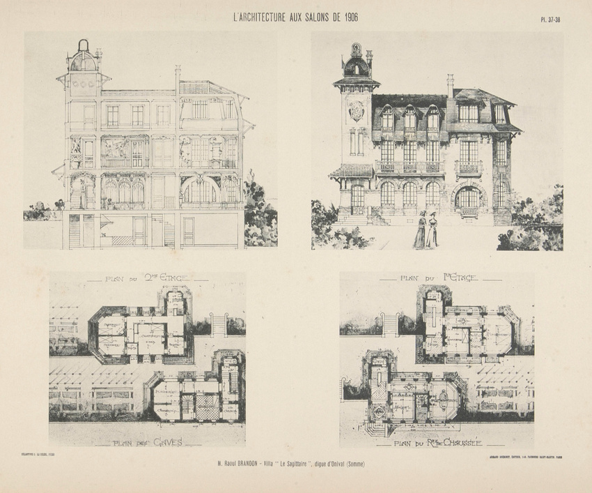 Villa "Le Sagittaire", digue d'Onival (Somme) - Raoul Brandon | Musée d ...
