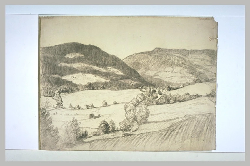 Paysage norvégien - Théophile Alexandre Steinlen | Musée d'Orsay