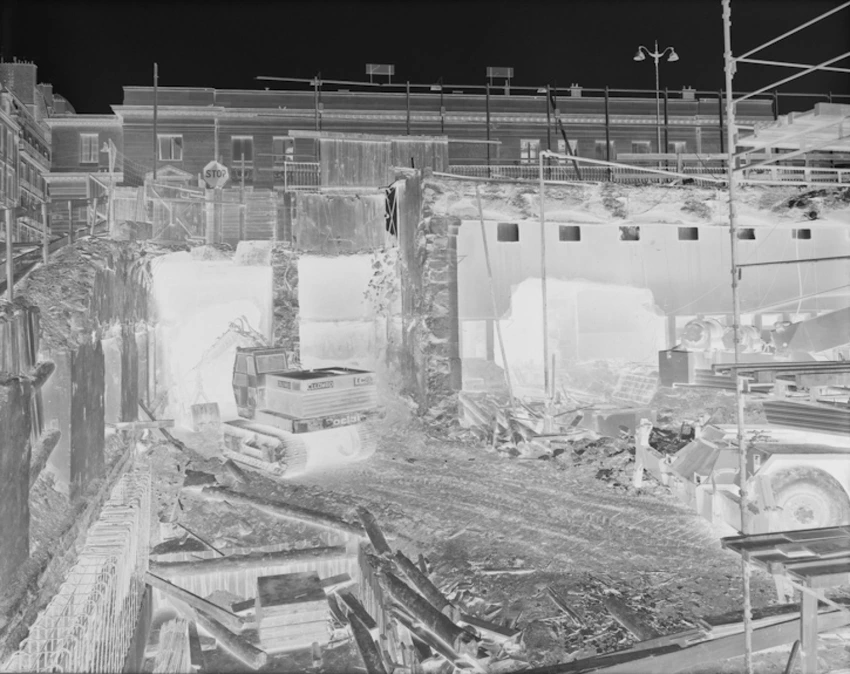 Parvis Bellechasse, travaux à l'emplacement du futur auditorium du ...