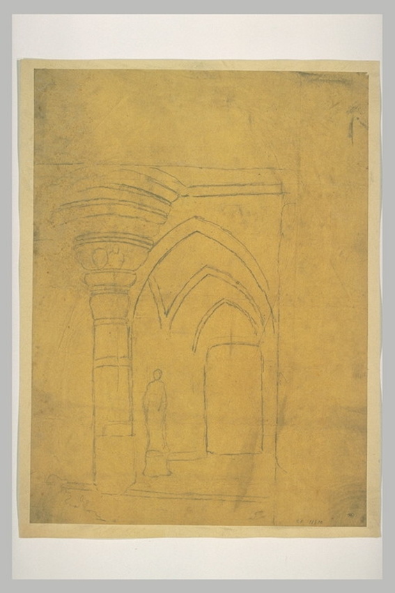 Vestibule d'une construction ogivale - Stanislas Lépine | Musée d'Orsay