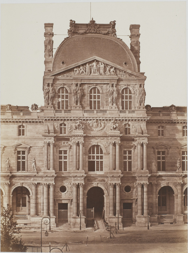 Le Pavillon Denon, palais du Louvre, Paris - Édouard Baldus | Musée d'Orsay