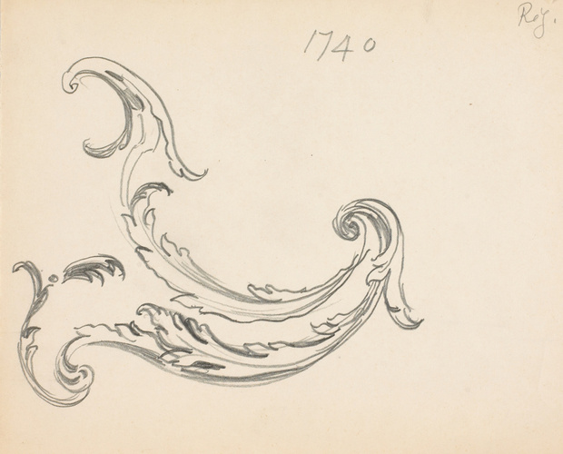 Décor de volutes - Eugène Grasset | Musée d'Orsay