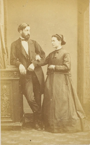 Portrait d'un couple - André Adolphe Eugène Disdéri | Musée d'Orsay