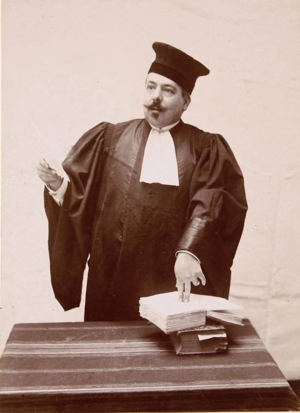 Avocat en habit, en cours de plaidoirie - Anonyme | Musée d'Orsay