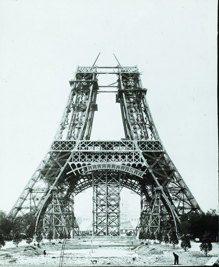 La tour Eiffel en construction - Anonyme | Musée d'Orsay