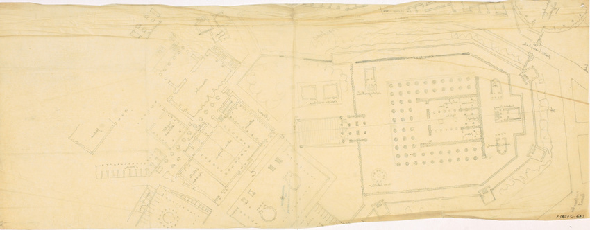 Rome, le Forum, temple de Jupiter Capitolin, plan reconstitué - Louis ...