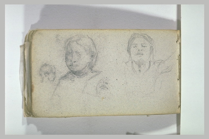 Croquis de personnages - Pierre Andrieu | Musée d'Orsay