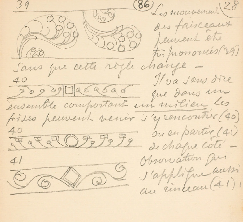 Compositions florales dans des frises décoratives - Eugène Grasset ...