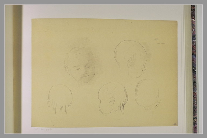 Arï Redon à un an : cinq études - Odilon Redon | Musée d'Orsay