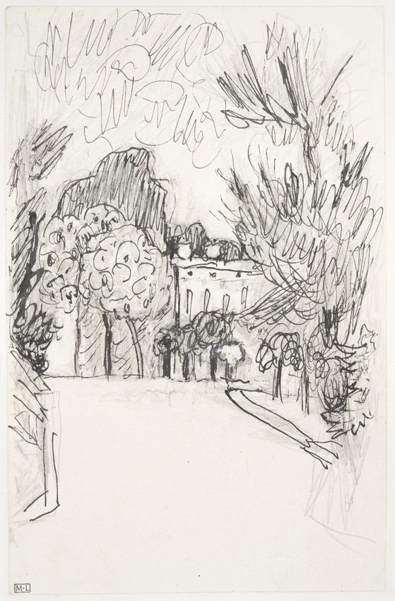 Maison derrière les arbres - Pierre Bonnard | Musée d'Orsay