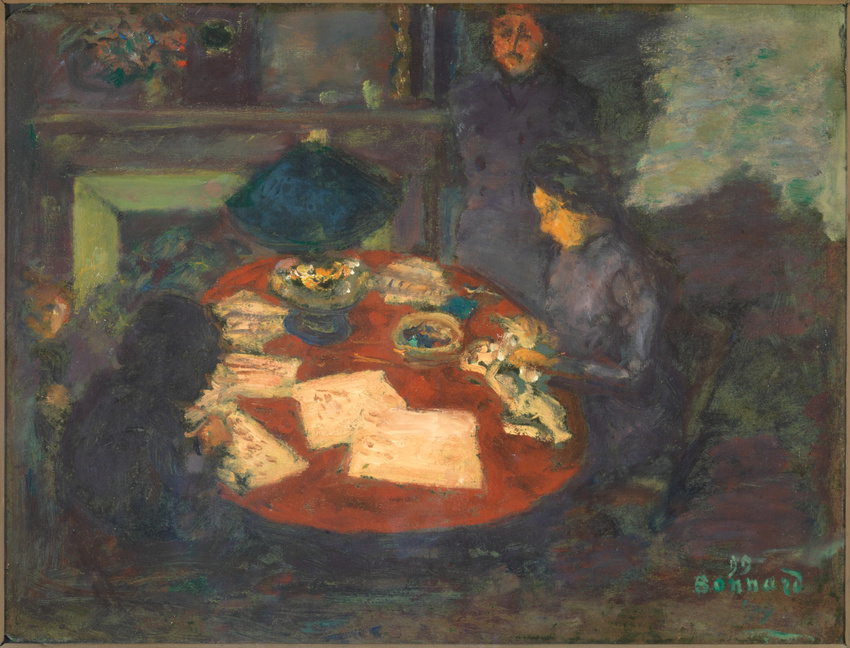 Sous la lampe - Pierre Bonnard | Musée d'Orsay