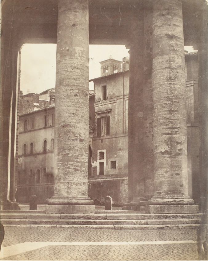 Colonnade, à Rome - Edmond Lebel | Musée d'Orsay