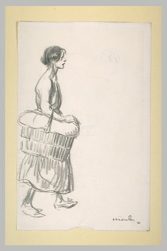 Blanchisseuse - Théophile Alexandre Steinlen | Musée d'Orsay