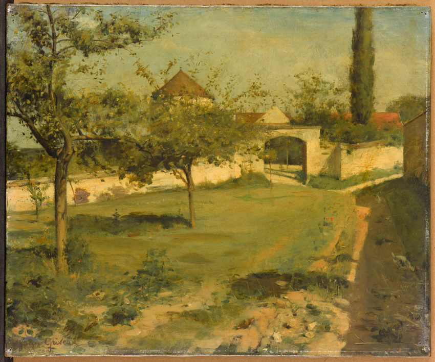 Porte de ferme, paysage - Georges Griveau | Musée d'Orsay