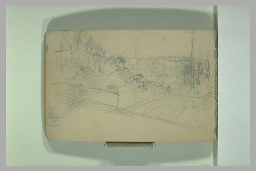 Paysage à Rouen - François Pompon | Musée d'Orsay