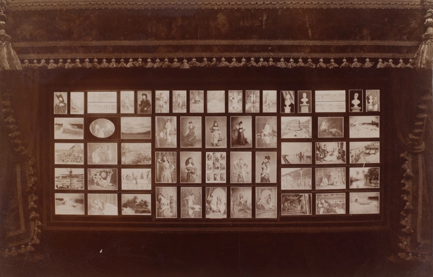 Dans l'atelier de Nadar, assemblage d'une série de photographies de ...