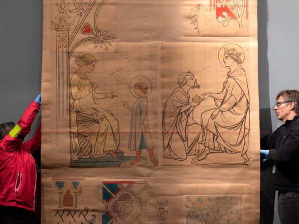 Restoration of Notre-Dame · two large drawings by Viollet-le-Duc ...